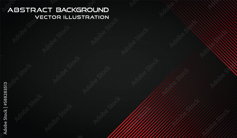 Abstract red line background vector illustration Stock Vector | Adobe Stock