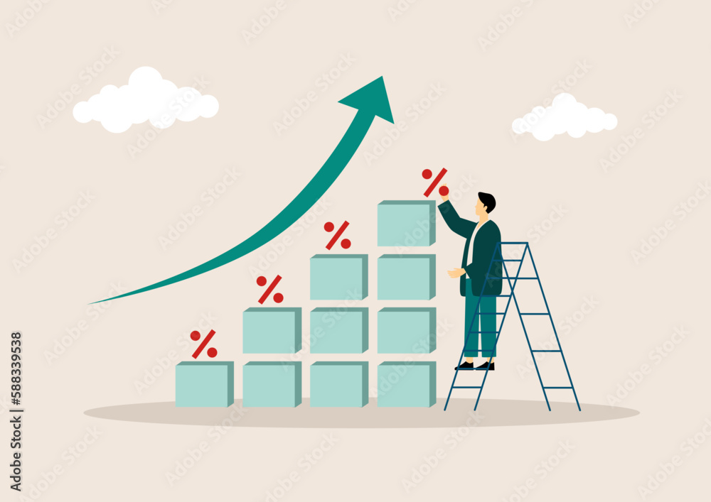 Plant money coin tree growth illustration for Investment Concept ...
