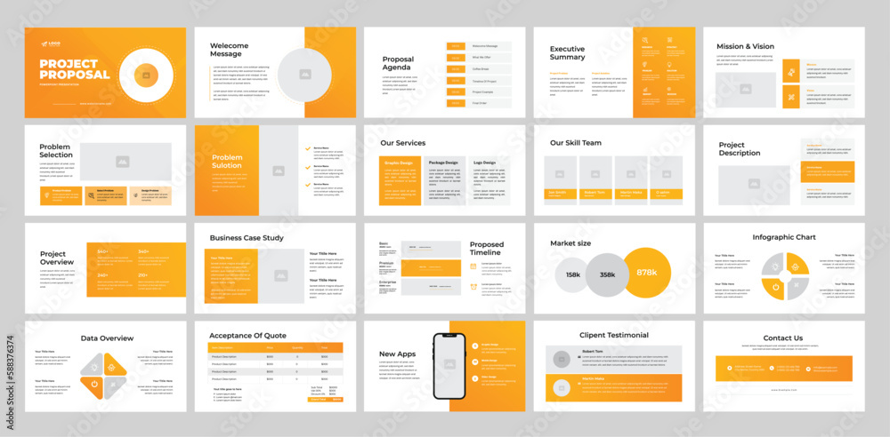 Project Proposal presentation design. Use for Creative keynote ...