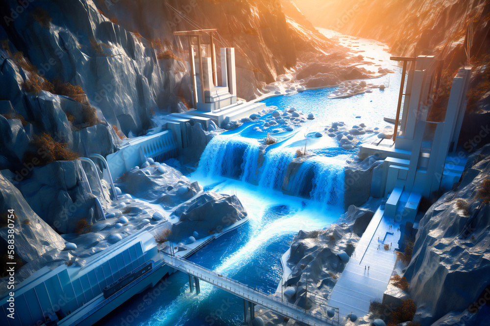 Advanced hydroelectric dams tapping into rivers' kinetic energy ...