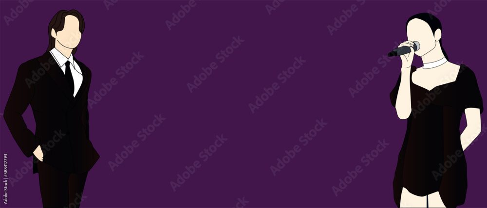 kpop idol star background image illustration. Korean idol star line art ...