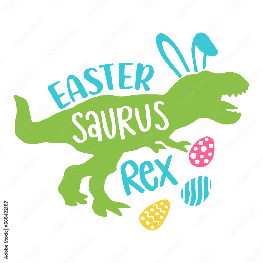 Easter Saurus Rex SVG, Easter Dinosaur SVG, Kids Easter SVG, Easter ...