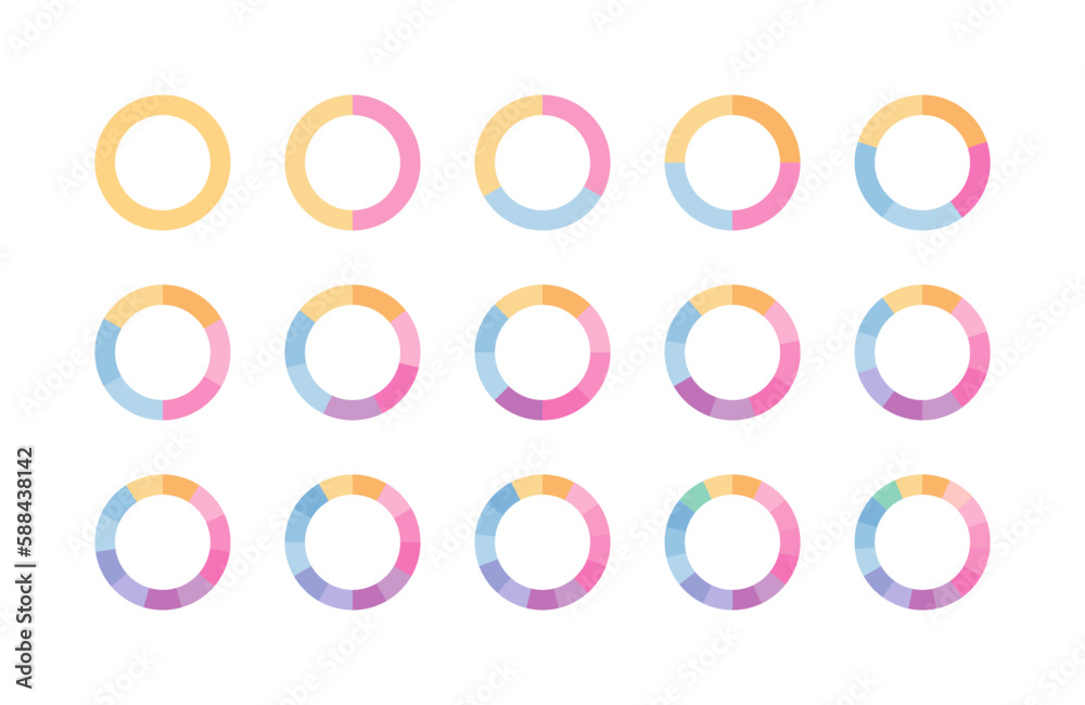 Circle Chart Divided Into Pieces Colored Pie Diagram Graph Colorful circle-chart-divided-into-pieces-colored-pie-diagram-graph-colorful