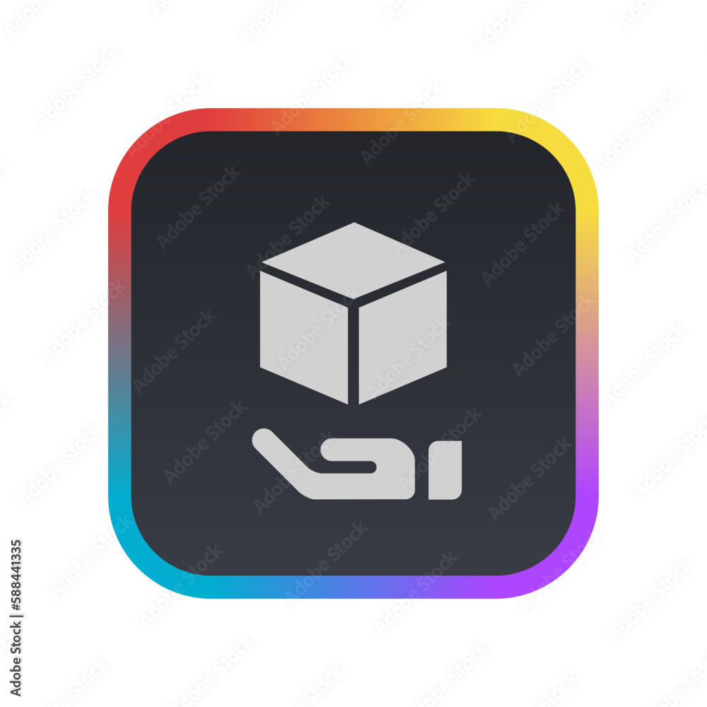 Handle With Care - Pictogram (icon) Stock Vector | Adobe Stock