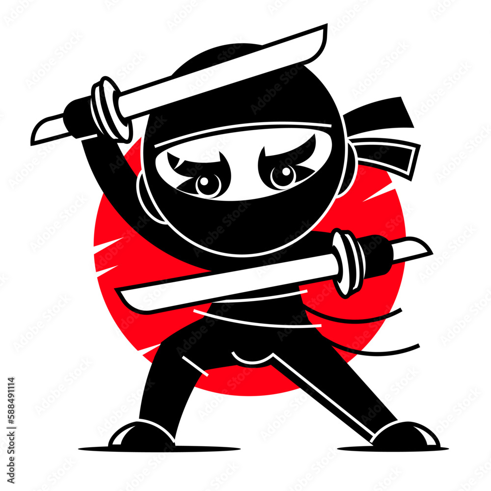 Ninja management logo design, Trade Bull Chart, financial logos. modern ...