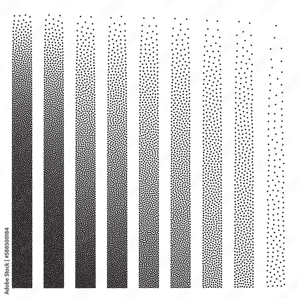 Dot Halftone Line Gradient, Half Tone Texture Background, Stipple Dot ...