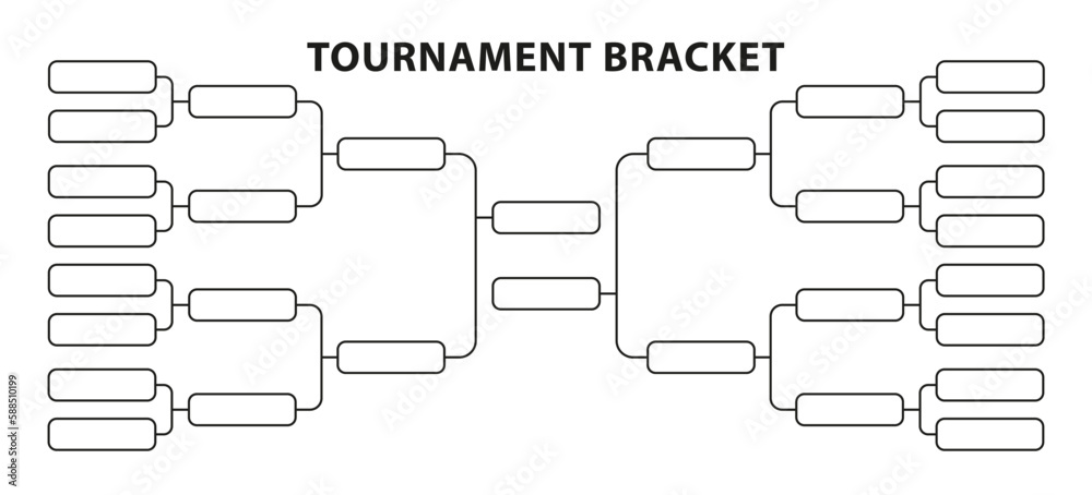 Tournament Bracket. Soccer championship scheme. Football sport. World ...