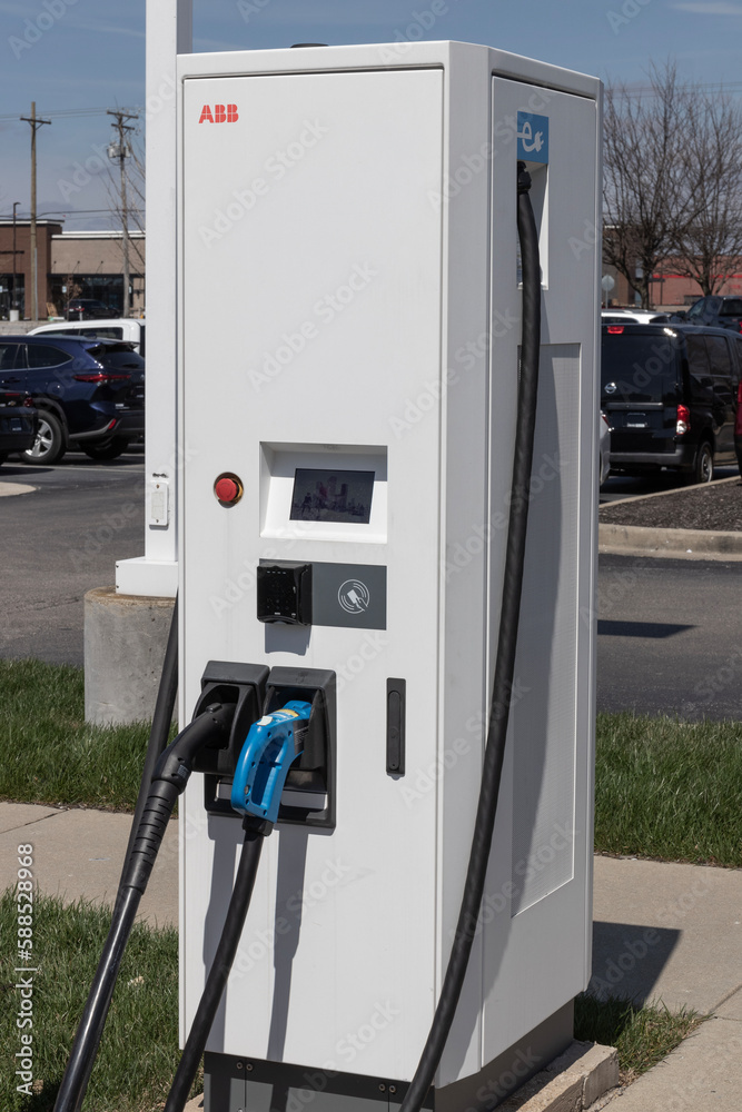 ABB Electric Vehicle Charger with capacity for CHAdeMO and CCS ...