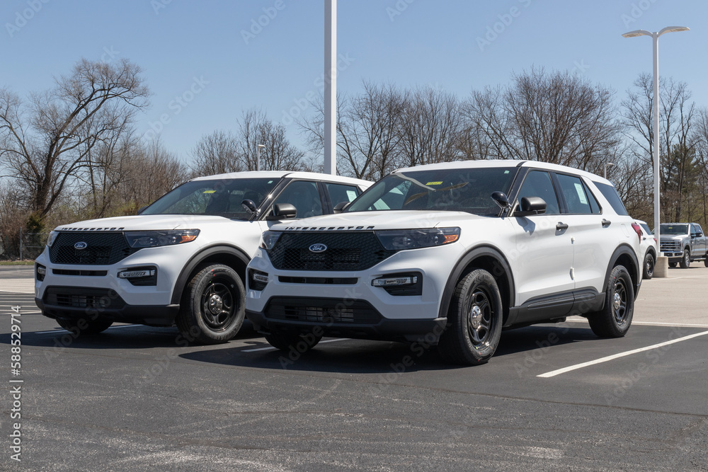 Ford Police Interceptor on display. Ford offers the Police Interceptor ...