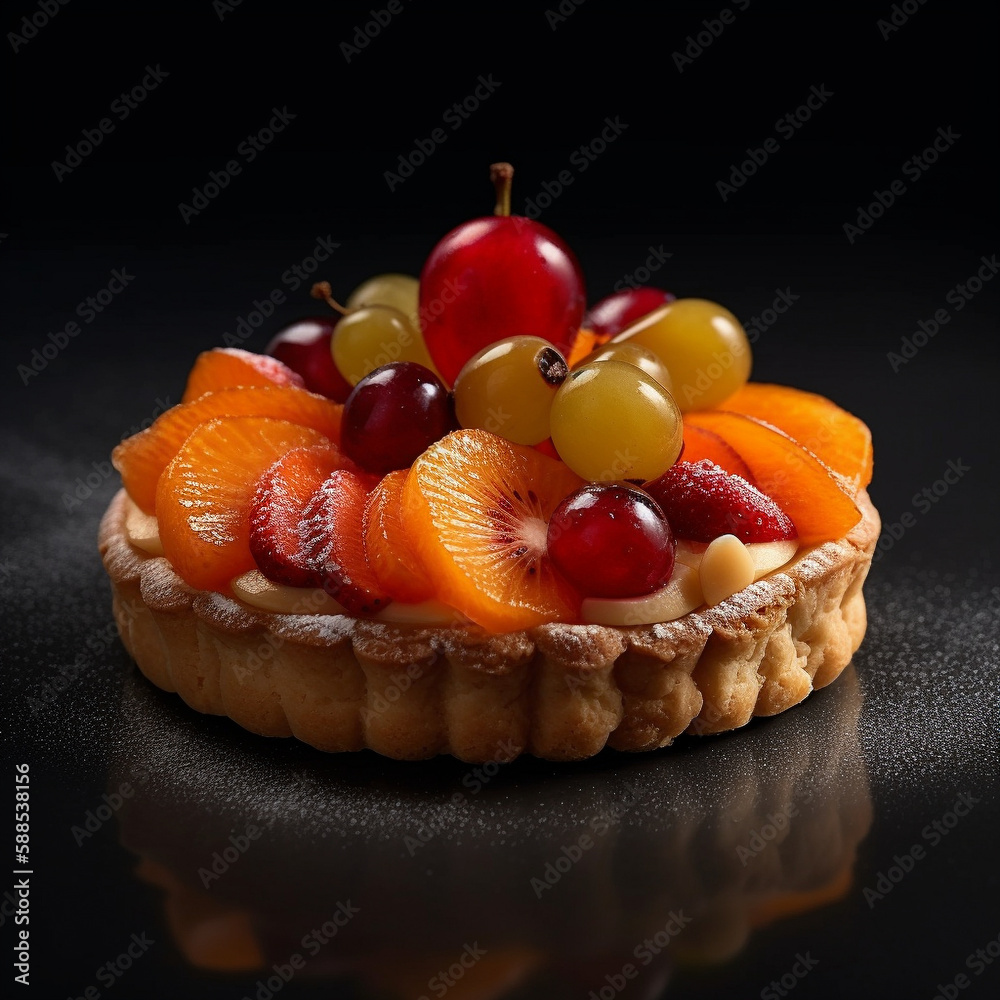 mini-gâteaux français (mini French cakes), macarons, madeleines ...