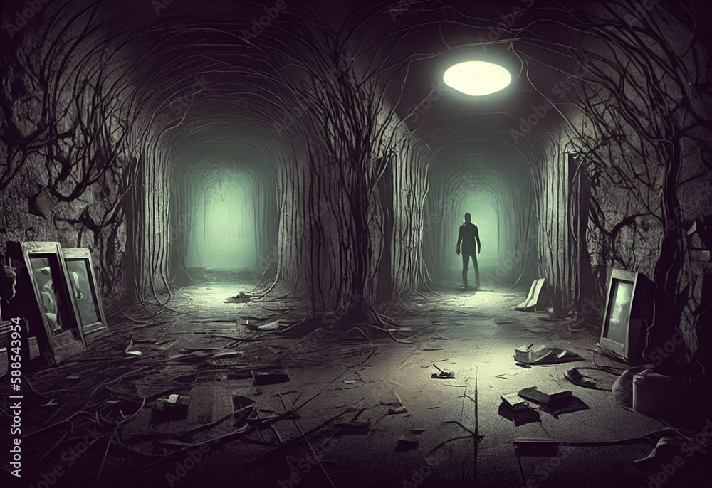 Creepy hallway leading to the unseen realm and visible ghost sightings ...
