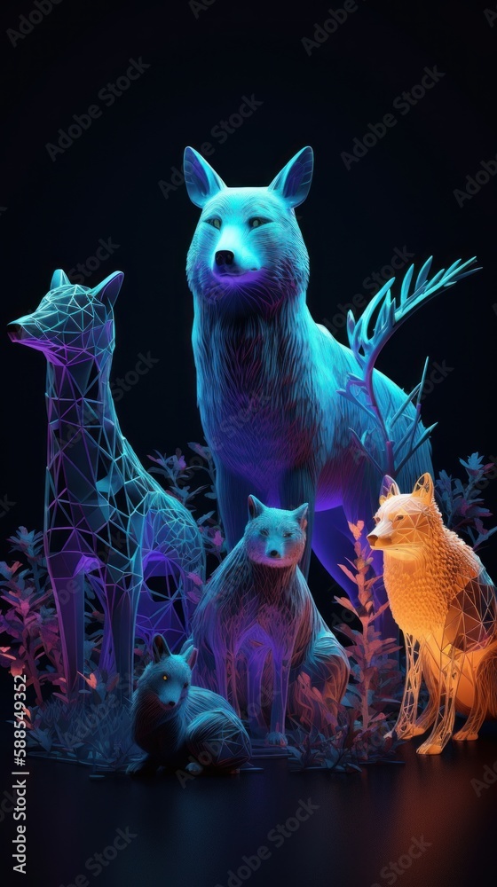Wildlife Wonders: A Dark FantastB9V-Enhanced Showcase of 4K X-Ray ...