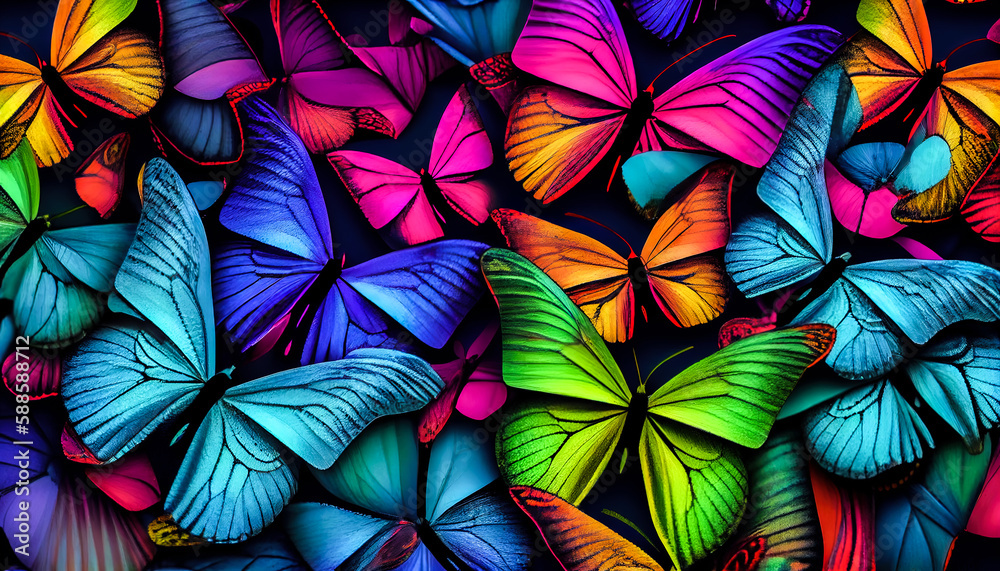 Abstract Butterfly Wallpaper