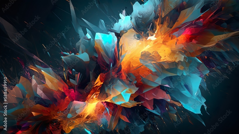 Abstract Wallpaper with Insane Details (Generative AI illustration ...