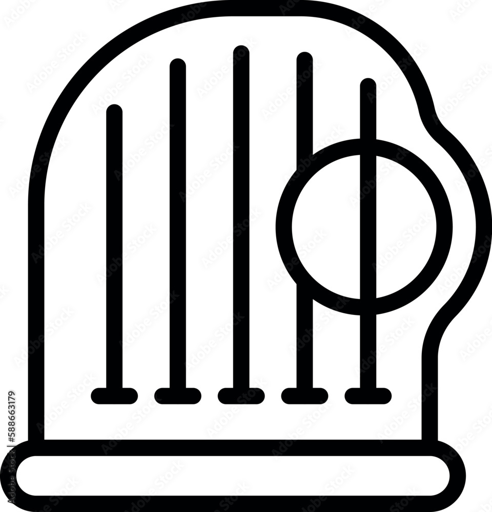 Audio kantele icon outline vector. Retro music. Greek culture Stock ...