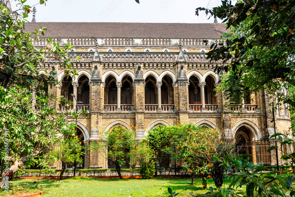 Exterior of the University of Mumbai, Mumbai, Maharashstra, India, Asia ...