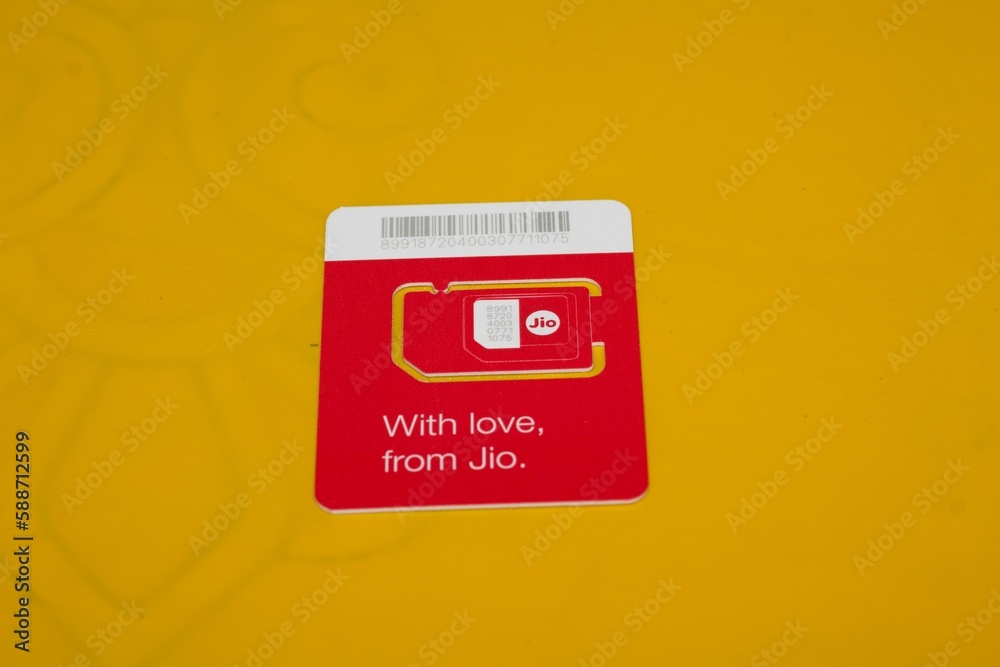 Foto de Jio SIM With Every JioFi or 4G Smartphone Background for text ...