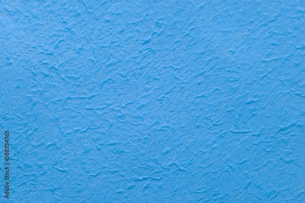 Blank blue paper texture background, blue paper with natural pattern ...
