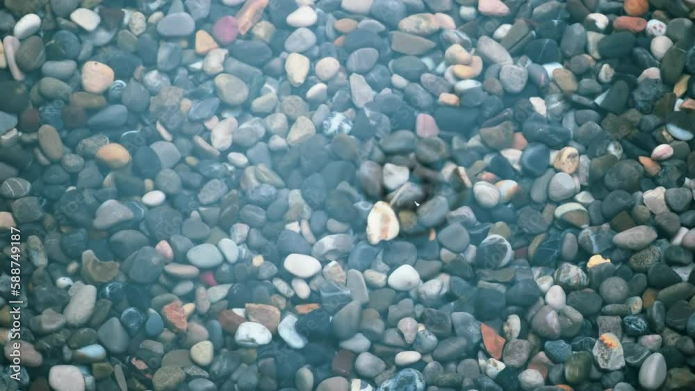 Light Drizzle on the Surface of a Puddle. A fine rain drips onto the ...