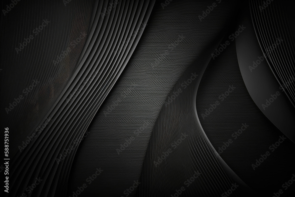 Black technology display background, AI generated Stock Illustration ...