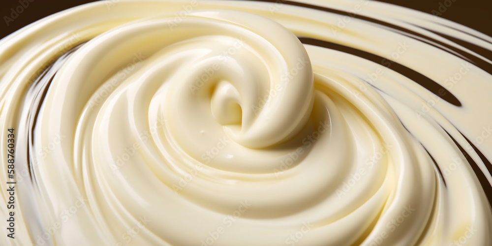 Spirals of creamy delight come to a peak, drawing the eye to its ...