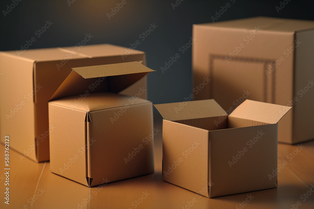Cardboard box is a very versatile material and can be cut and folded ...