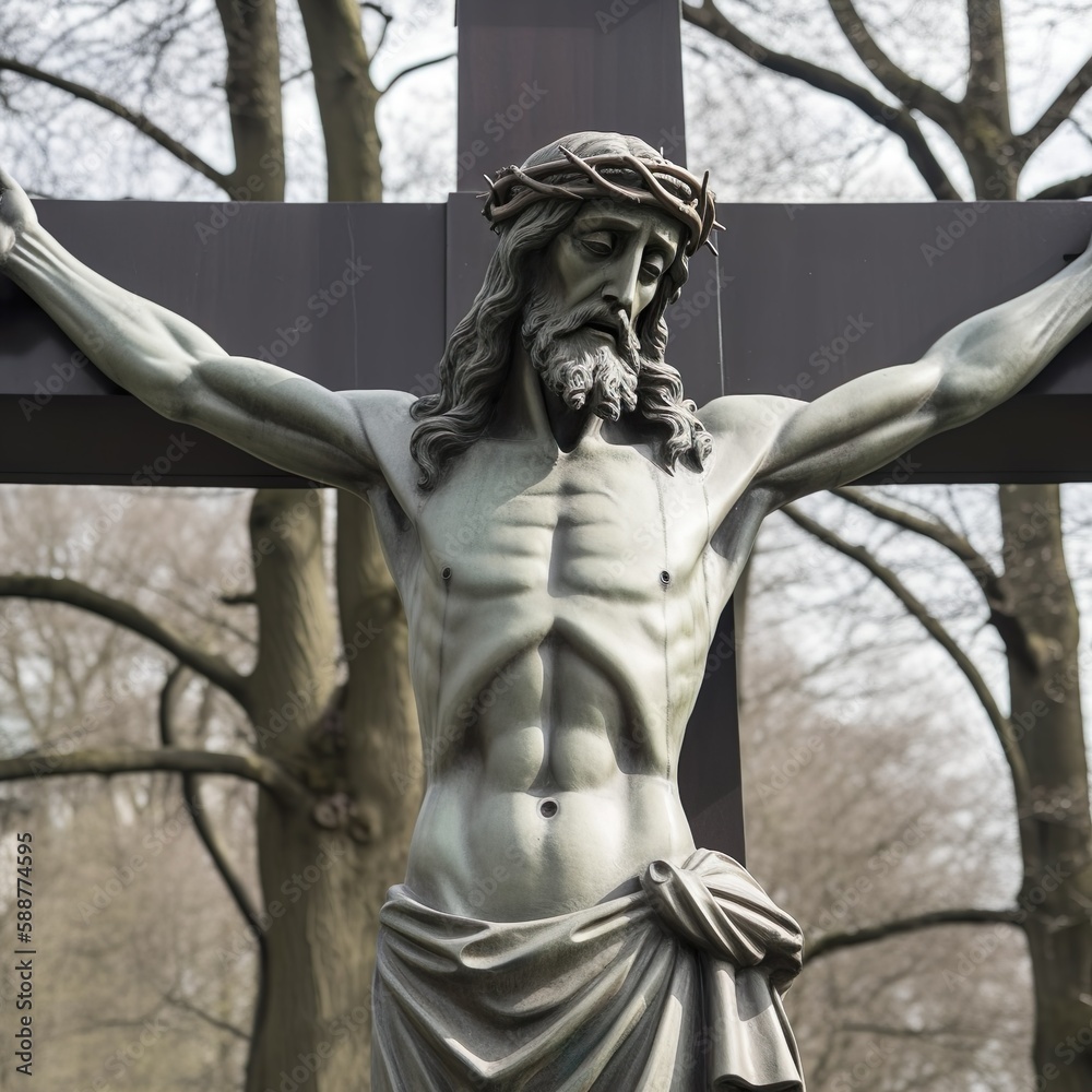 Jesus on the cross / easter day On Easter Day, Christians worldwide ...