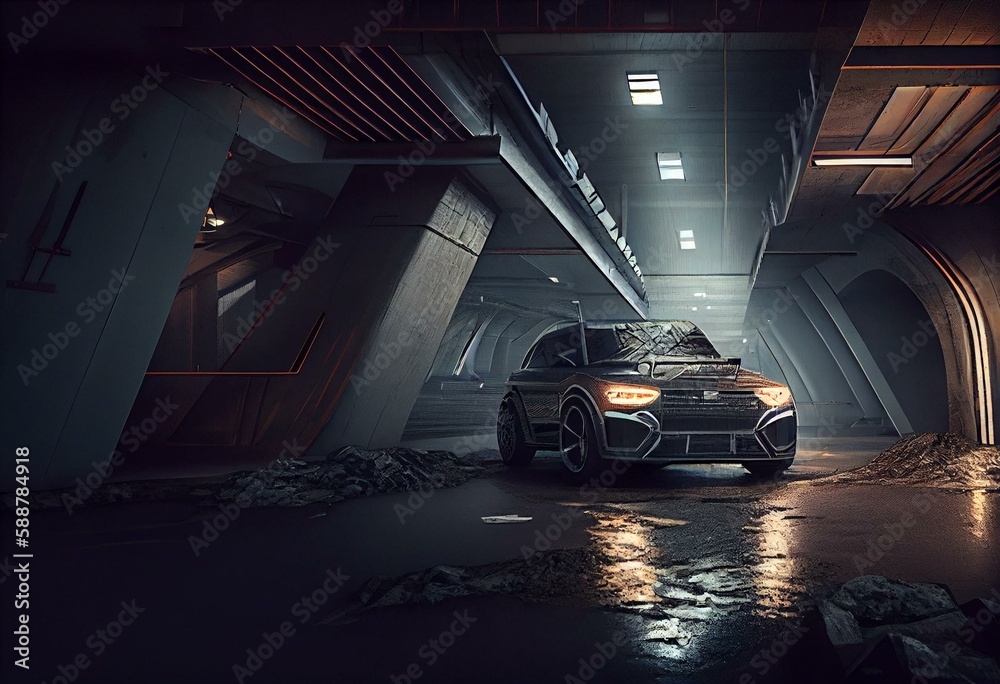 Underground Shelter Nuclear Bunker Hangar Car Garage Showroom Metal ...