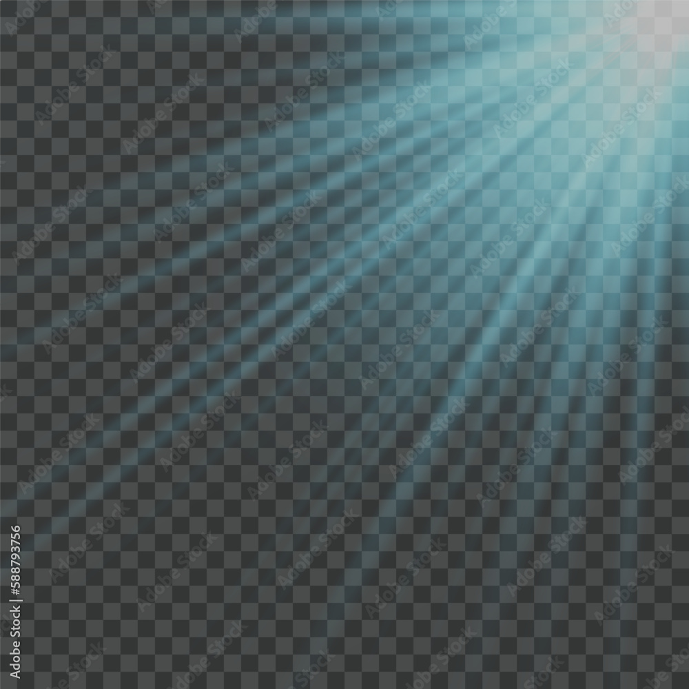 Vector transparent sun light special lens flare light effect. front ...
