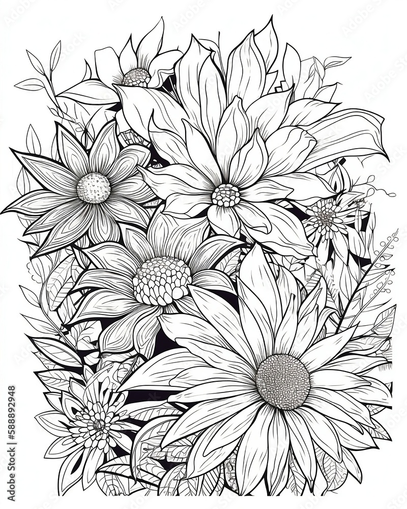 Funny Patterns For Coloring Book on White Background, colouring pages ...