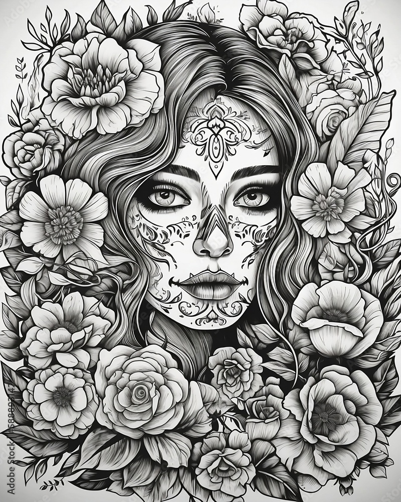 Funny Patterns For Coloring Book on White Background, colouring pages ...