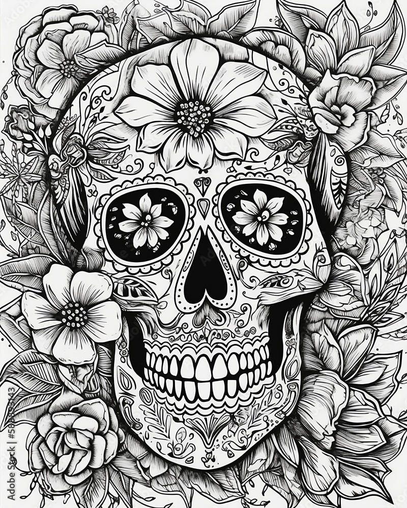 Funny Patterns For Coloring Book on White Background, colouring pages ...