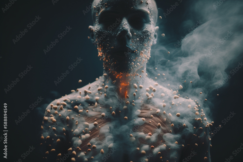 Oncology. Cancer cells. Chemotherapy. treatment for malignant in a ...