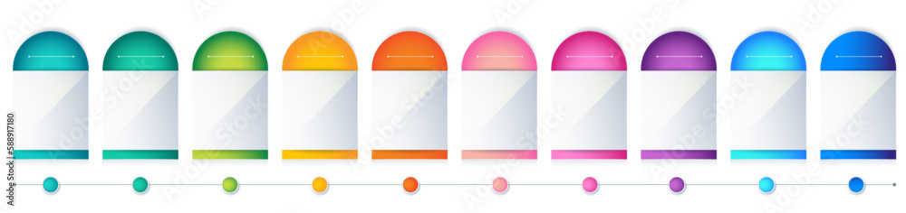 Elements for infographics, round icon frame, modern element. Templates ...