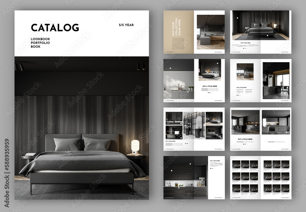 Product Catalog Layout Stock Template | Adobe Stock