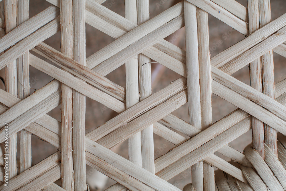 Rattan weave pattern with repeating straight lines background ...