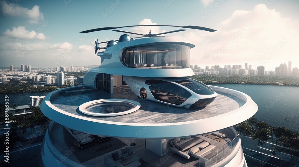 Luxury Driveway Helipad