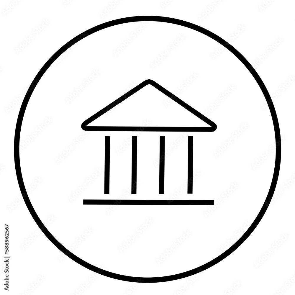 Bank icon isolated on transparent background.Money wallet symbol png ...