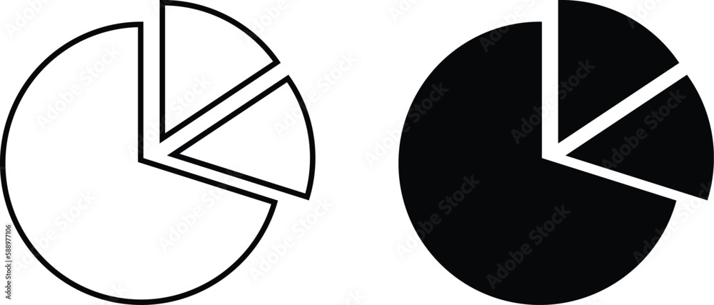 Vettoriale Stock Chart icon sheet, simple trendy flat style line and ...