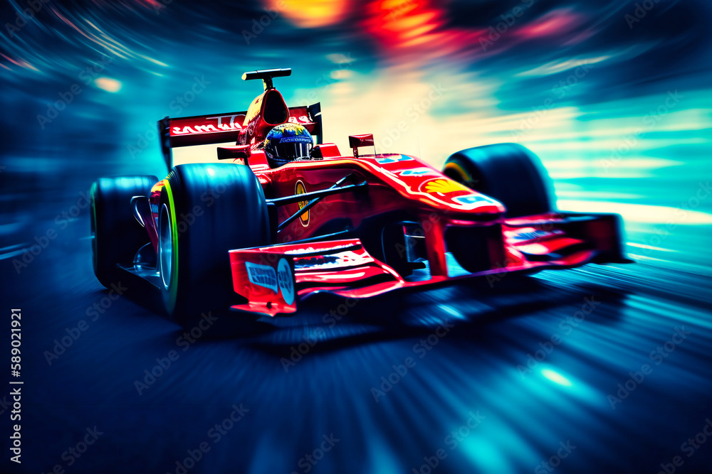 Experience the exhilarating world of F1 racing as a determined driver ...