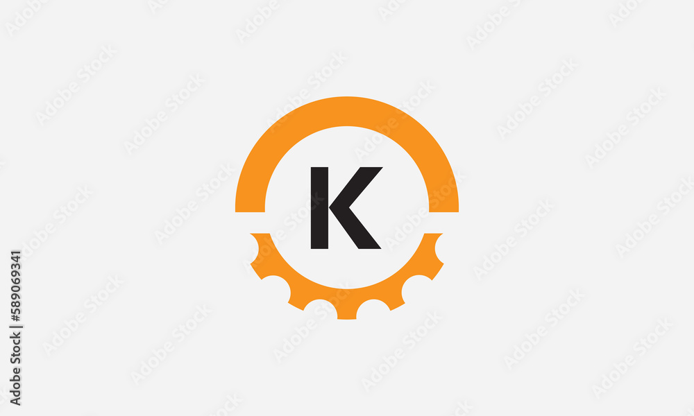 Engineering logo, gears and wrench with letter, logo design. Wrench ...