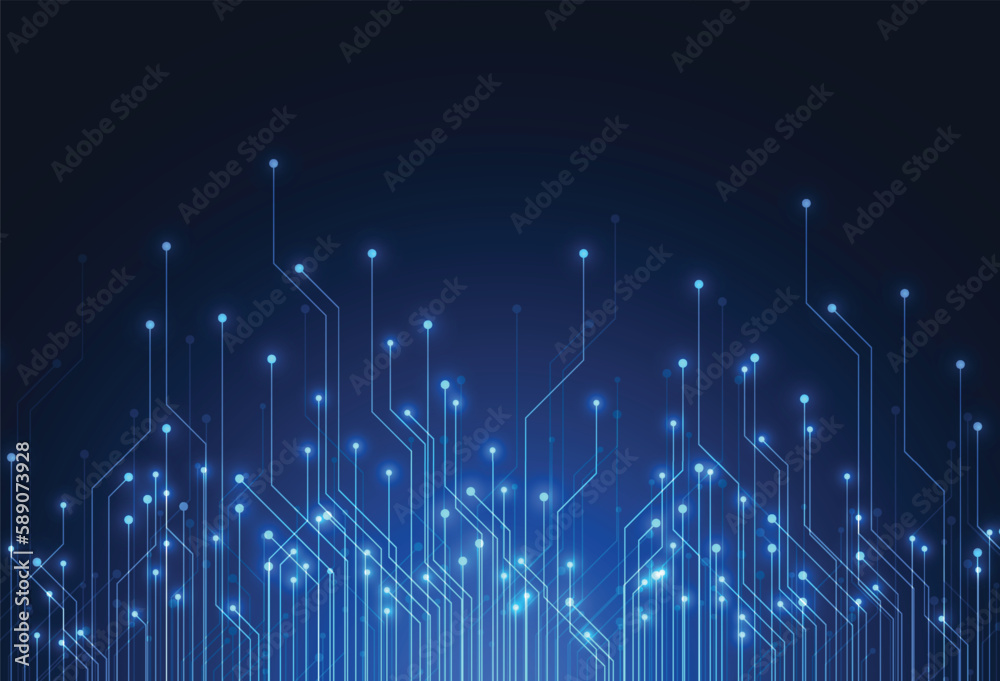 Abstract digital background with technology circuit board texture ...
