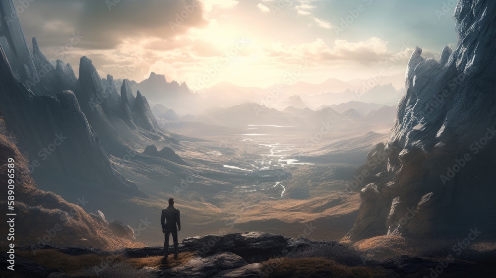 Futuristic Landscape Photography Award: Ultra Realistic Scenes of Majestic Mountains and Sci-Fi ...