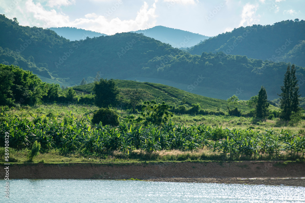 THAILAND PRACHUAP HUA HIN WAT PRANBURI DAM Stock Photo | Adobe Stock