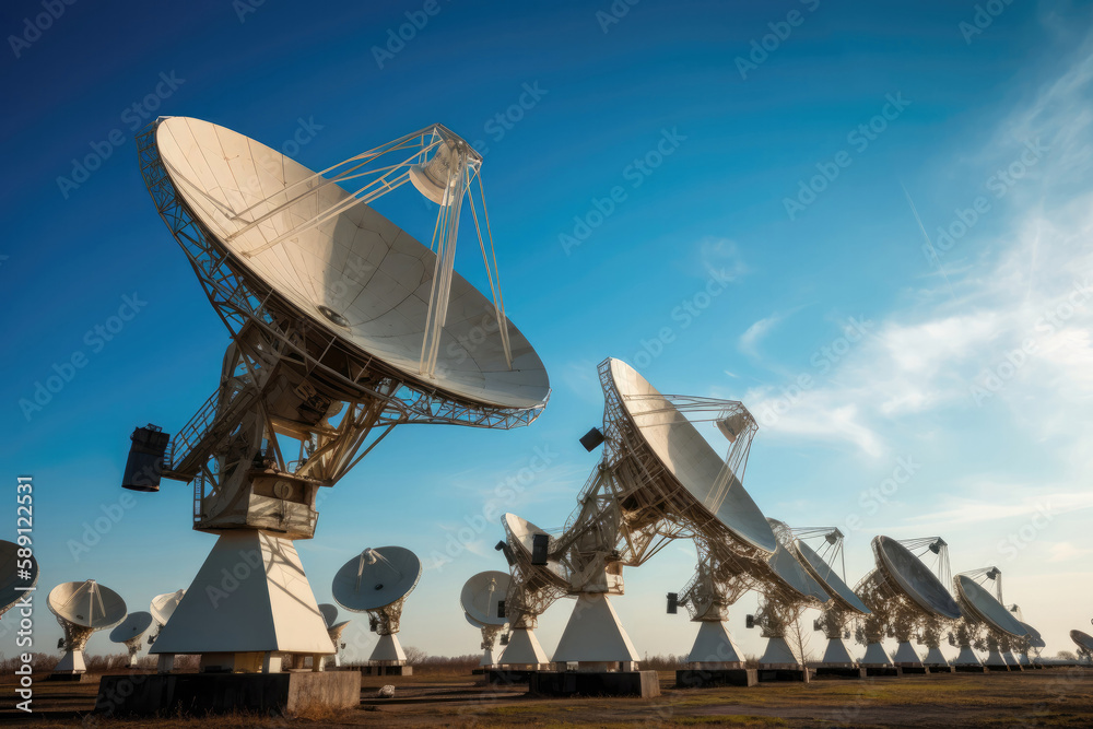 Screening signals from space with huge satellite dishes. The search for ...