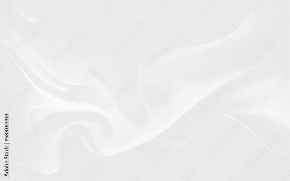 Abstract white and light gray wave modern soft luxury texture with ...