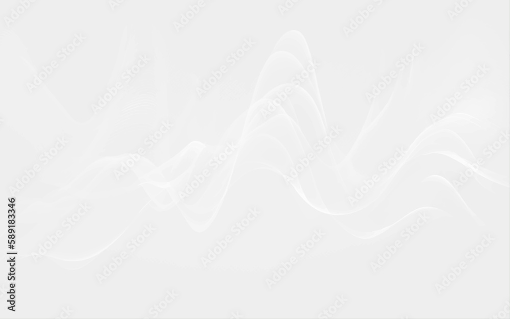 Abstract white and light gray wave modern soft luxury texture with ...