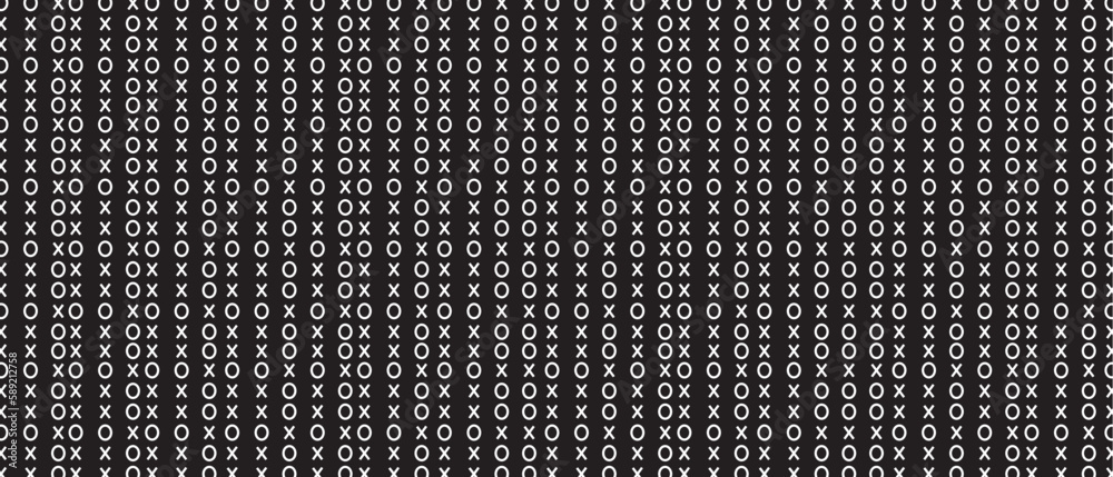 Numbers background. Pattern on black background. Hand drawn white ...