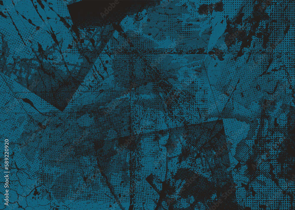 Aesthetic dotted design element. Duo tone poster . Modern art .Abstract ...