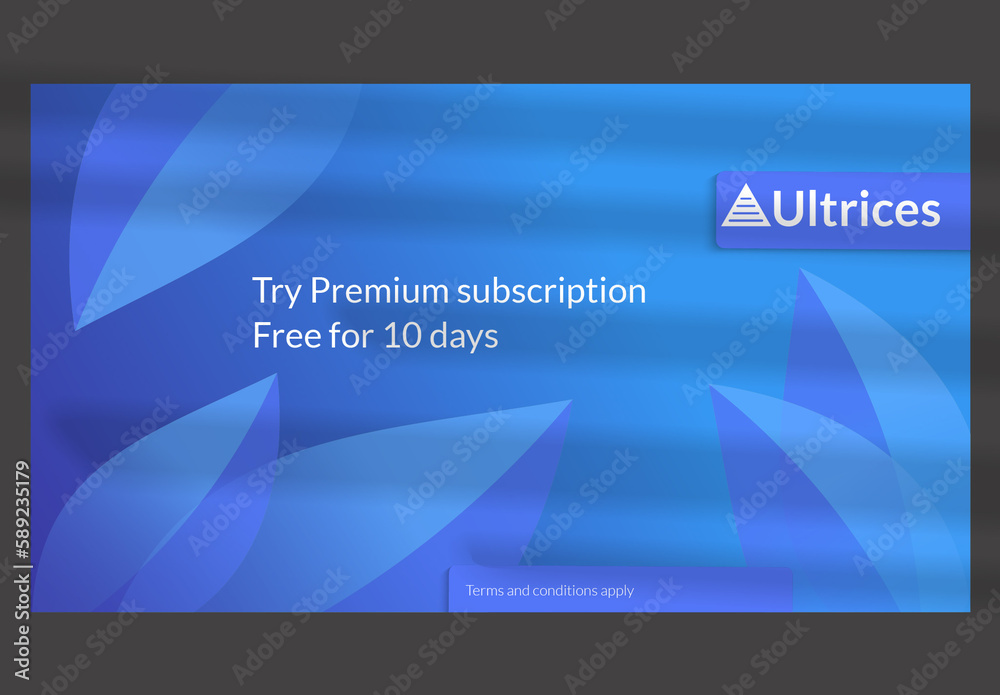Slideshow Ad Layout with Vanishing Gradient Stock Template | Adobe Stock